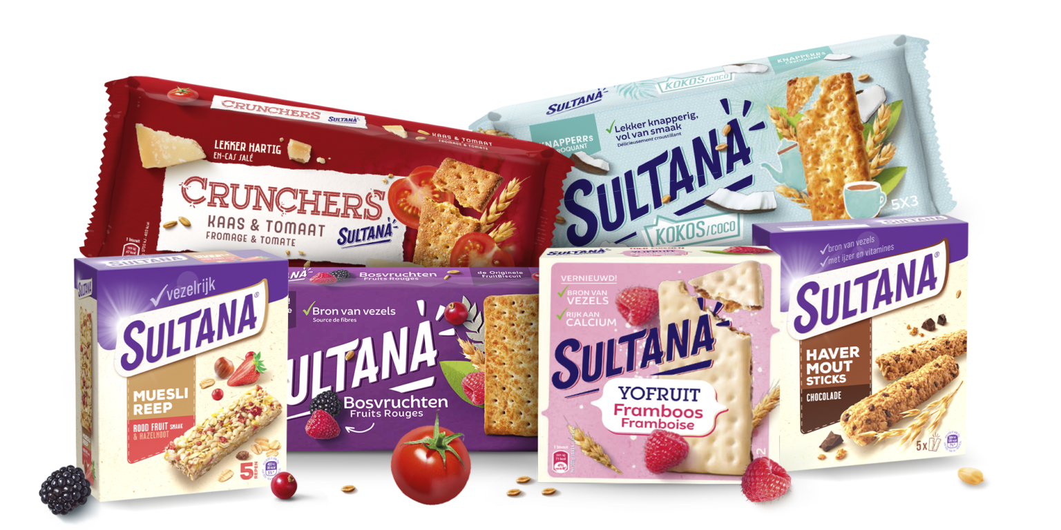 Sultana. Het ideale tussendoortje.